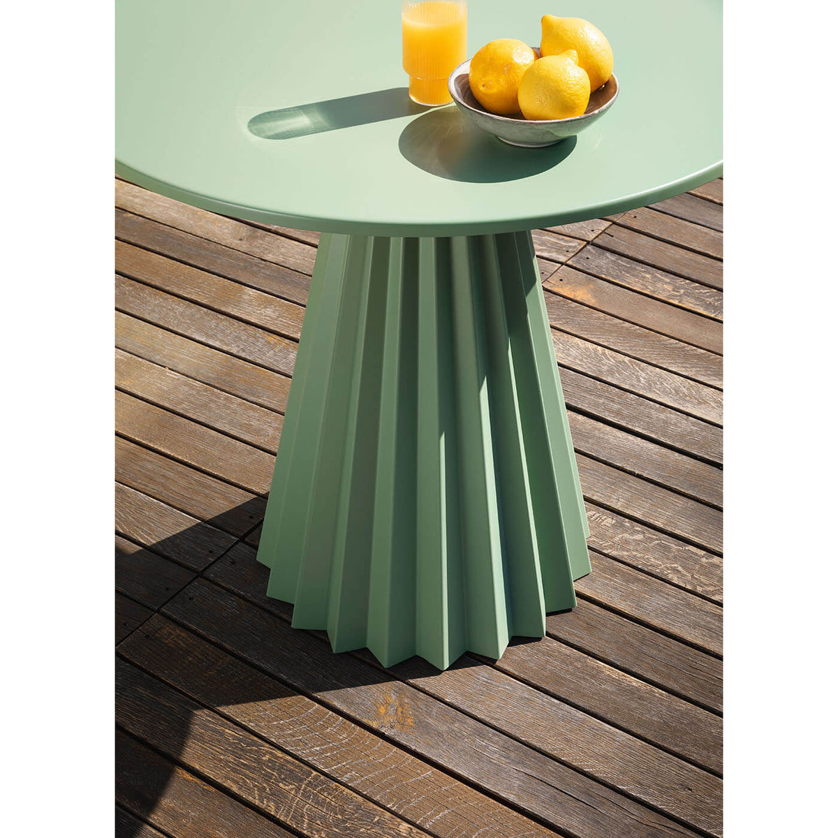 Plissé Outdoor Bistro Table by MIDJ | Mad Atelier